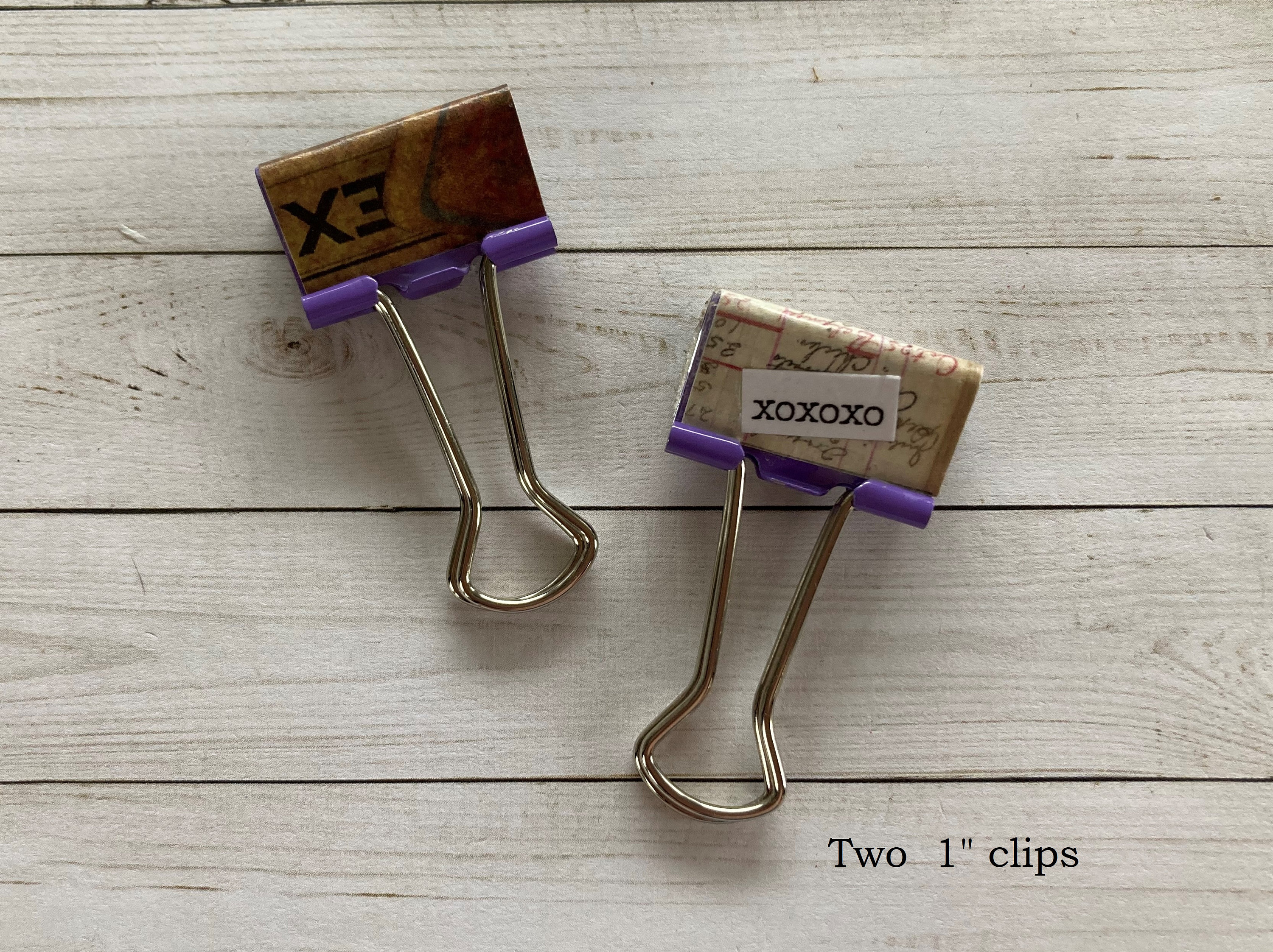 Embellished Binder Clips -binder Clip - Embellished Clip - Journal Clip ...