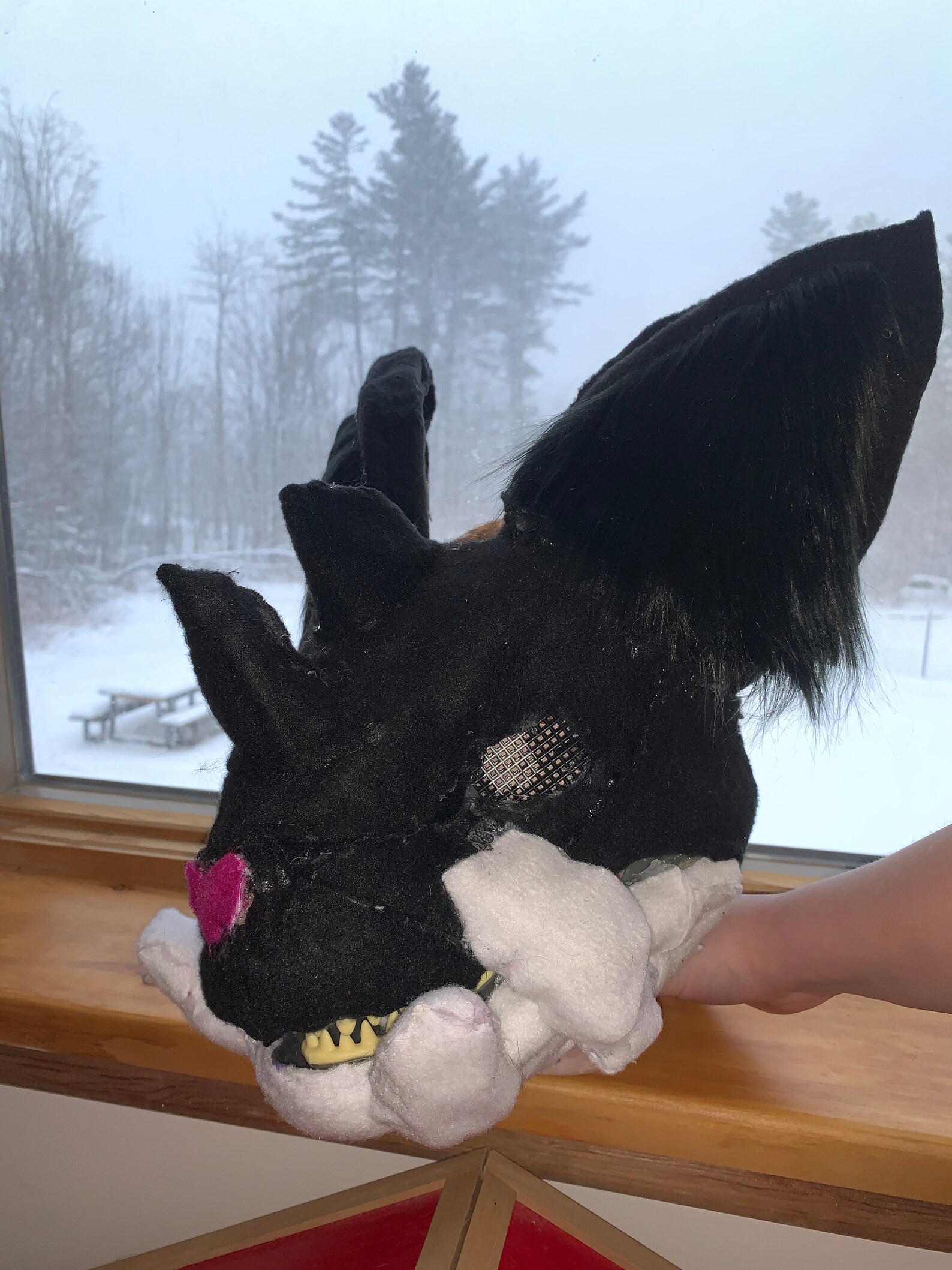 Black Dino Mask With Tusks - Etsy