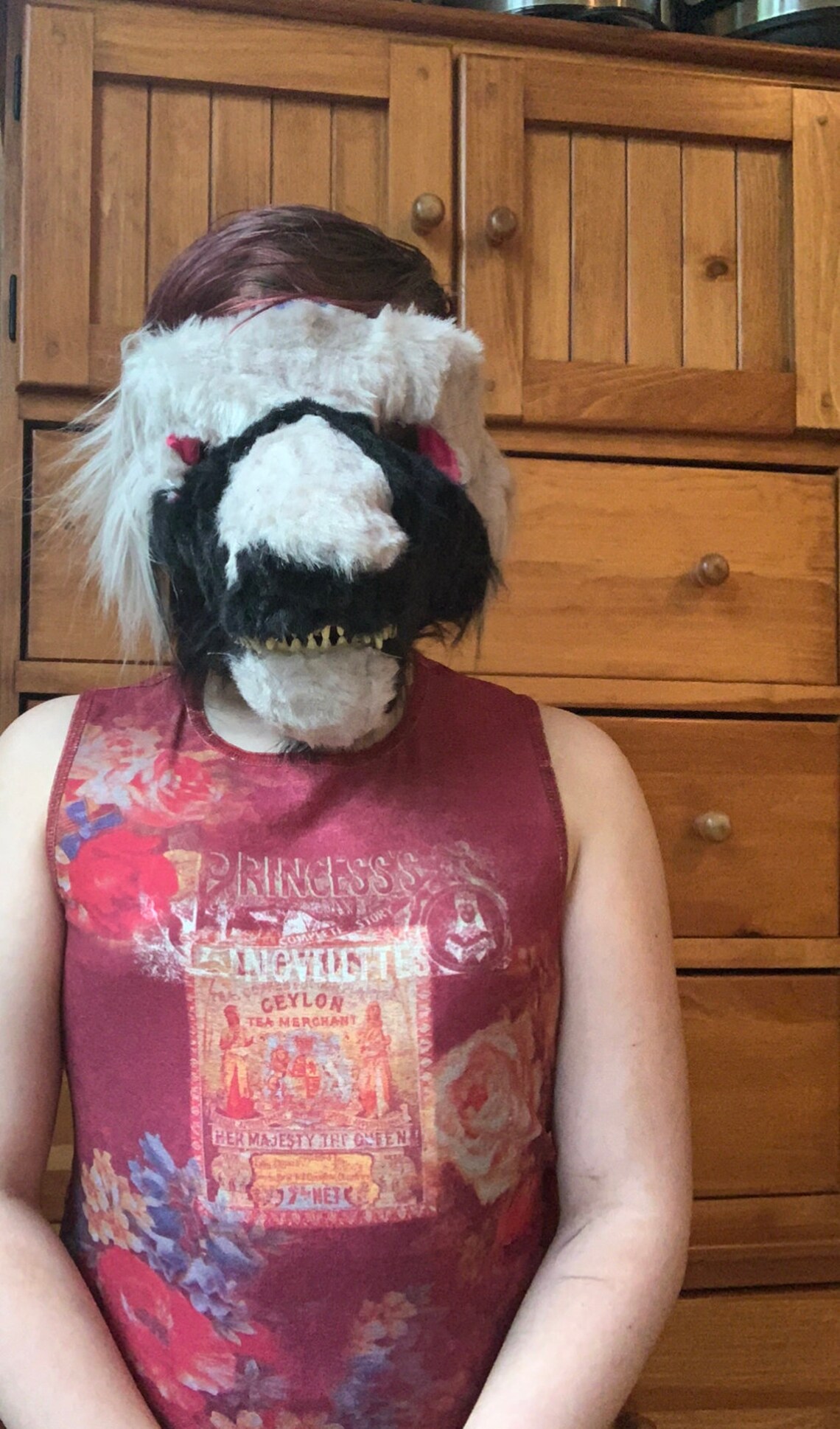 Big Cat Furry Mask With Teeth - Etsy