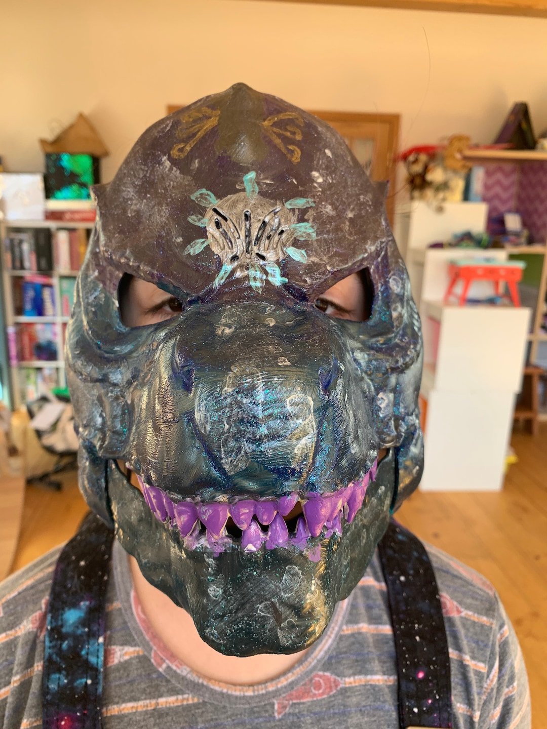 Custom Painted Godzilla Mask - Etsy