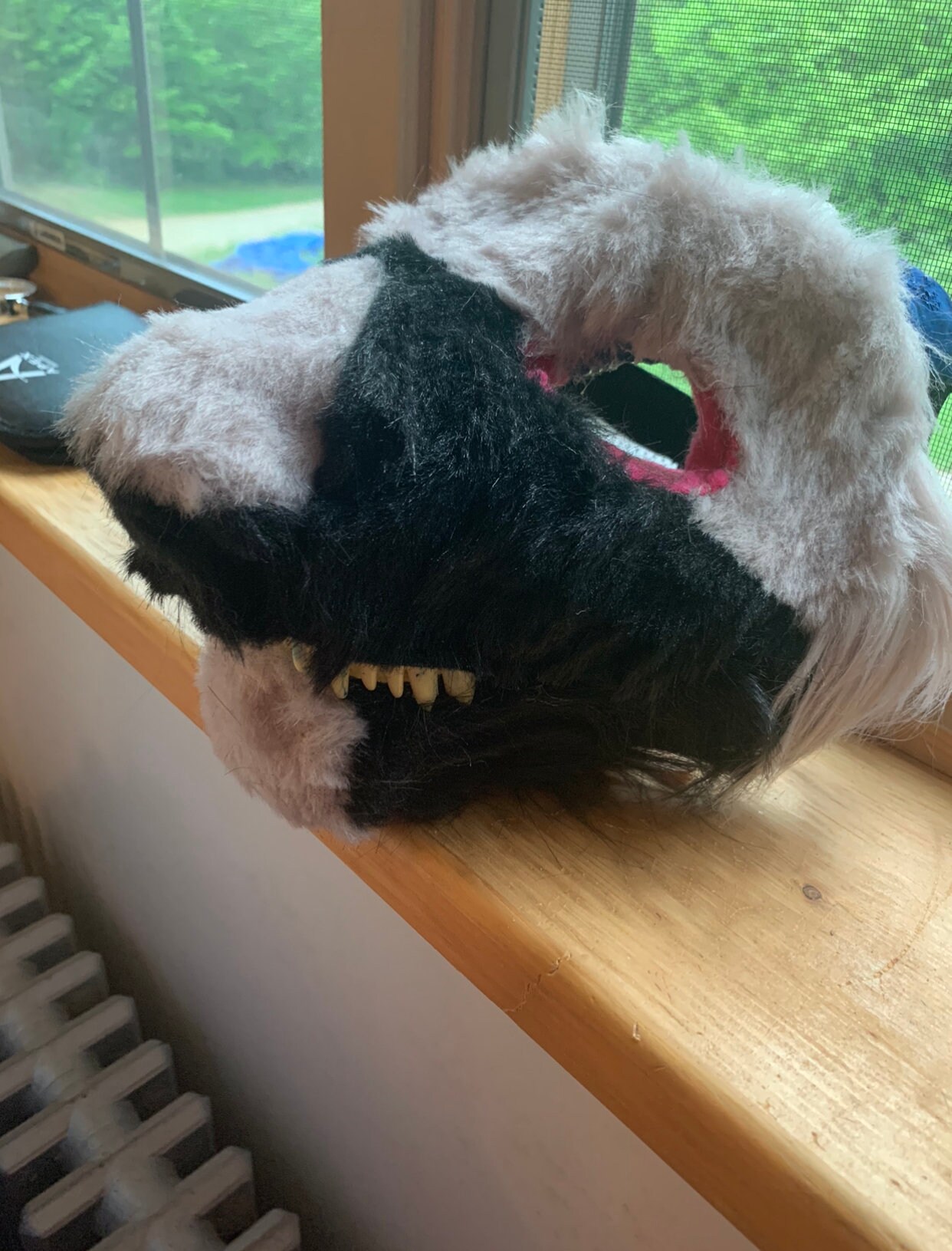 Big Cat Furry Mask With Teeth - Etsy
