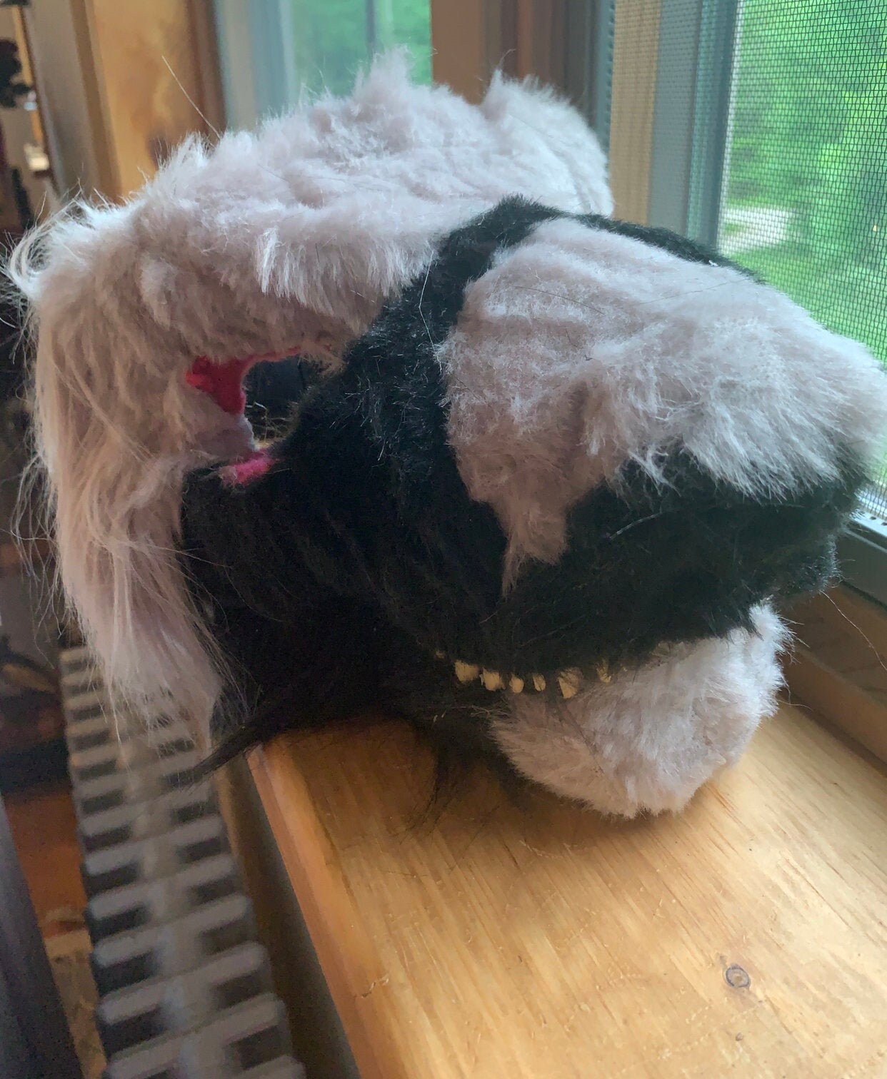 Big Cat Furry Mask With Teeth - Etsy