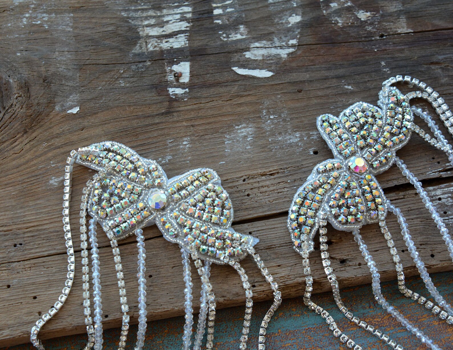 Wedding Dress Straps Silver Rhinestone Shoulder Straps | Etsy