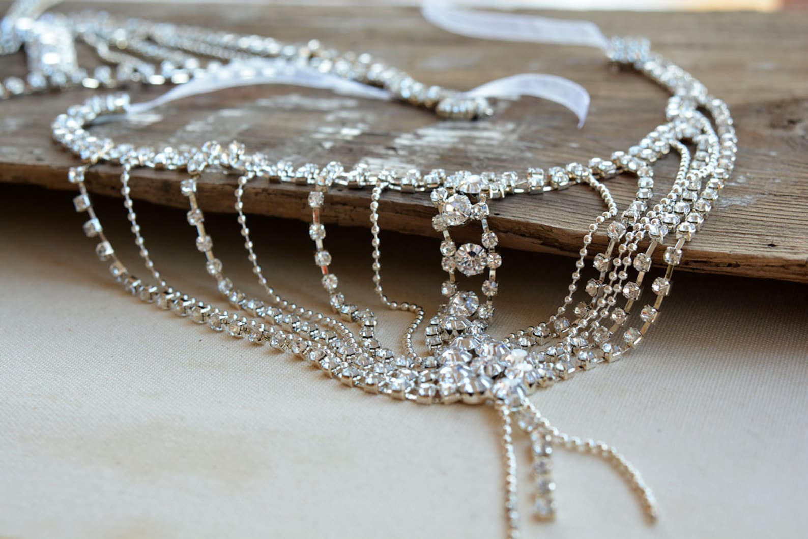 Rhinestone Detachable Strap Crystal Wedding Dress Strap - Etsy