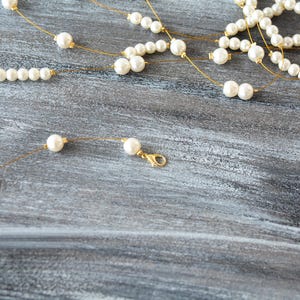 Pearl Bridal Back Necklace: Elegant Dress Attachment - Etsy