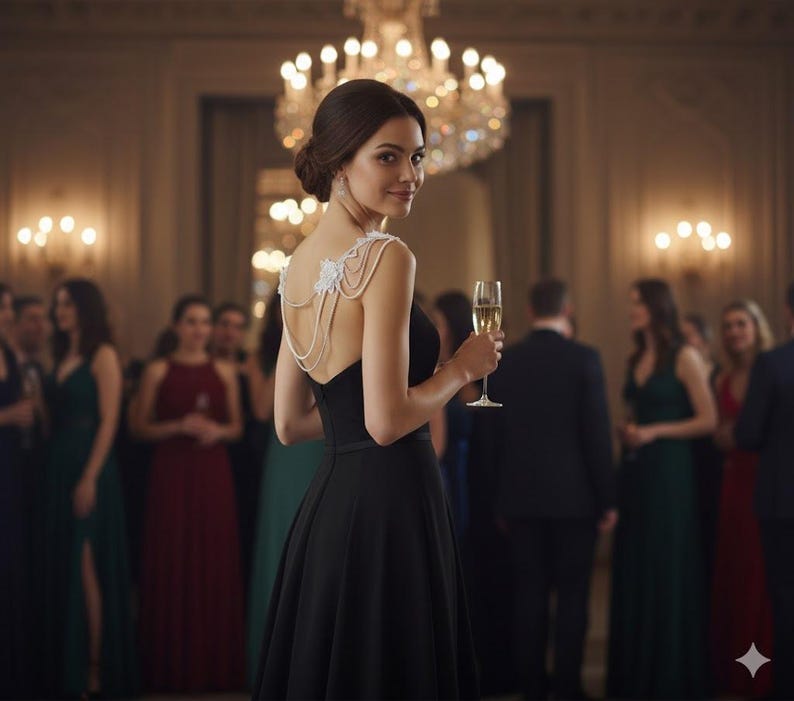 Lace and Pearl Shoulder Bridal Necklace, Handmade Wedding Dress ...