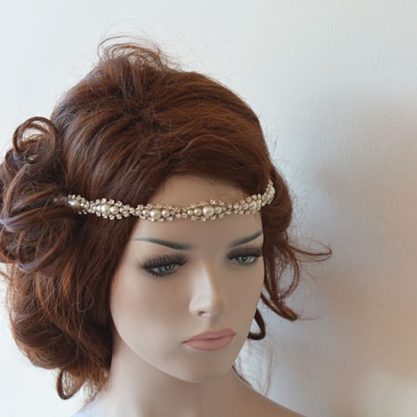 Bridal Forehead Band - Etsy
