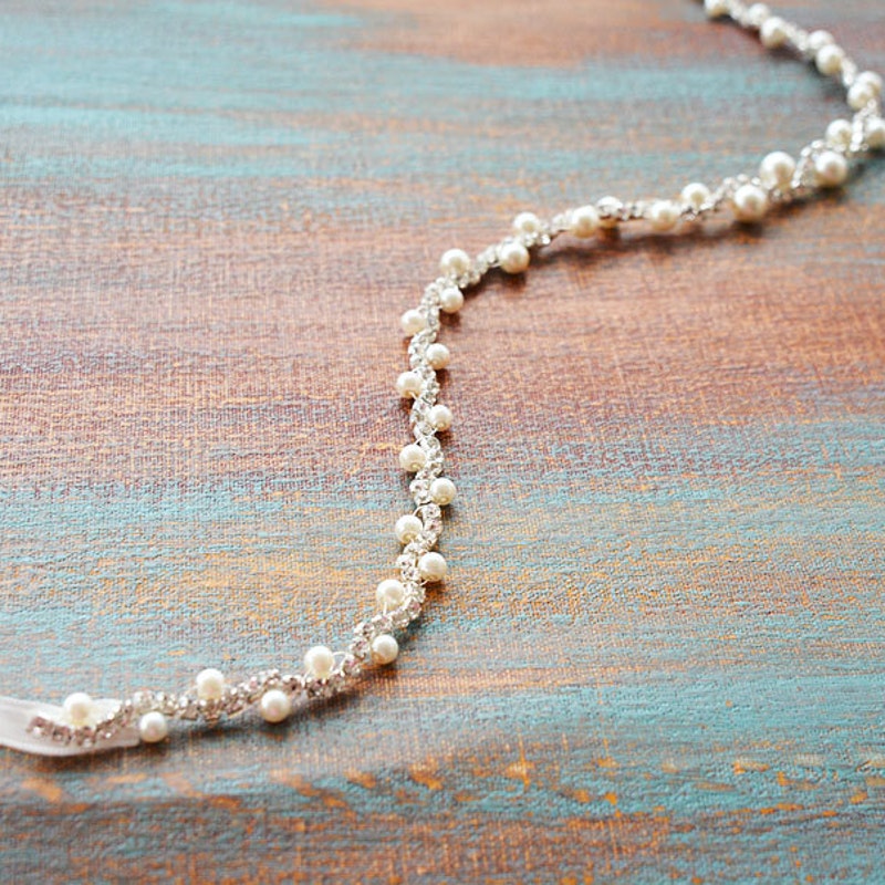 Pearl Bridal Belt - Etsy