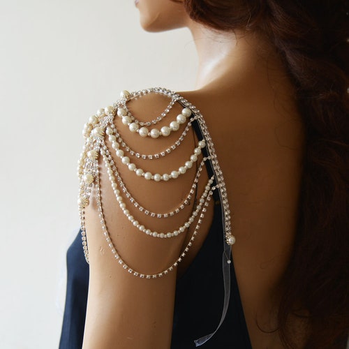 Rhinestone Detachable Strap Crystal Wedding Dress Strap - Etsy