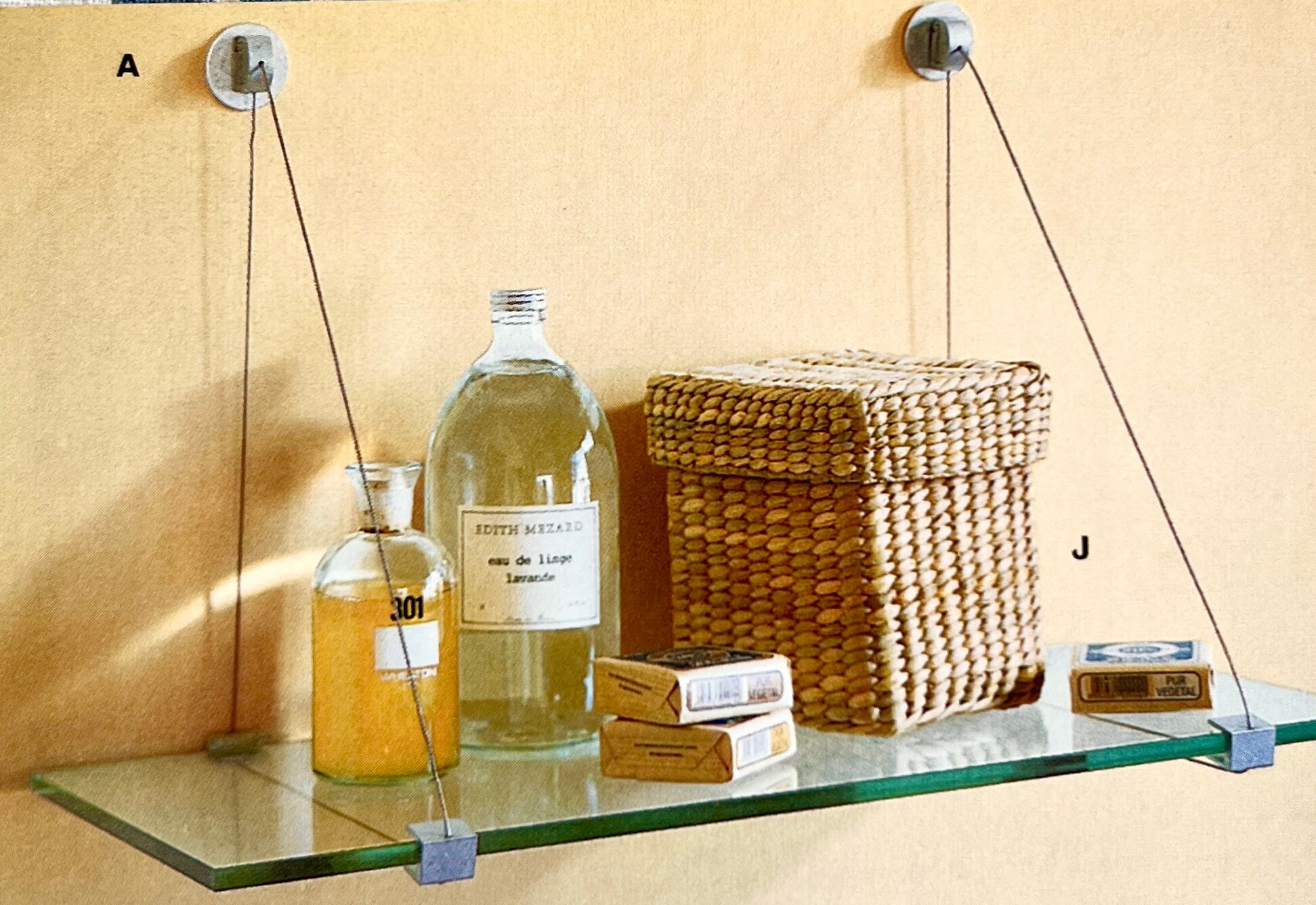 CABLE SHELF BRACKET for 3/8-1/2 Shelves - Etsy