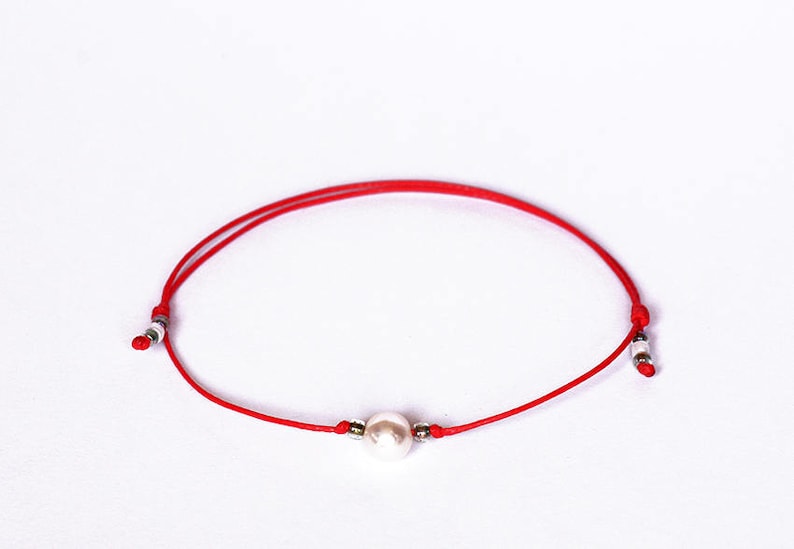 Fil rouge bracelet bracelet en perle bracelet Kabbale - Etsy France