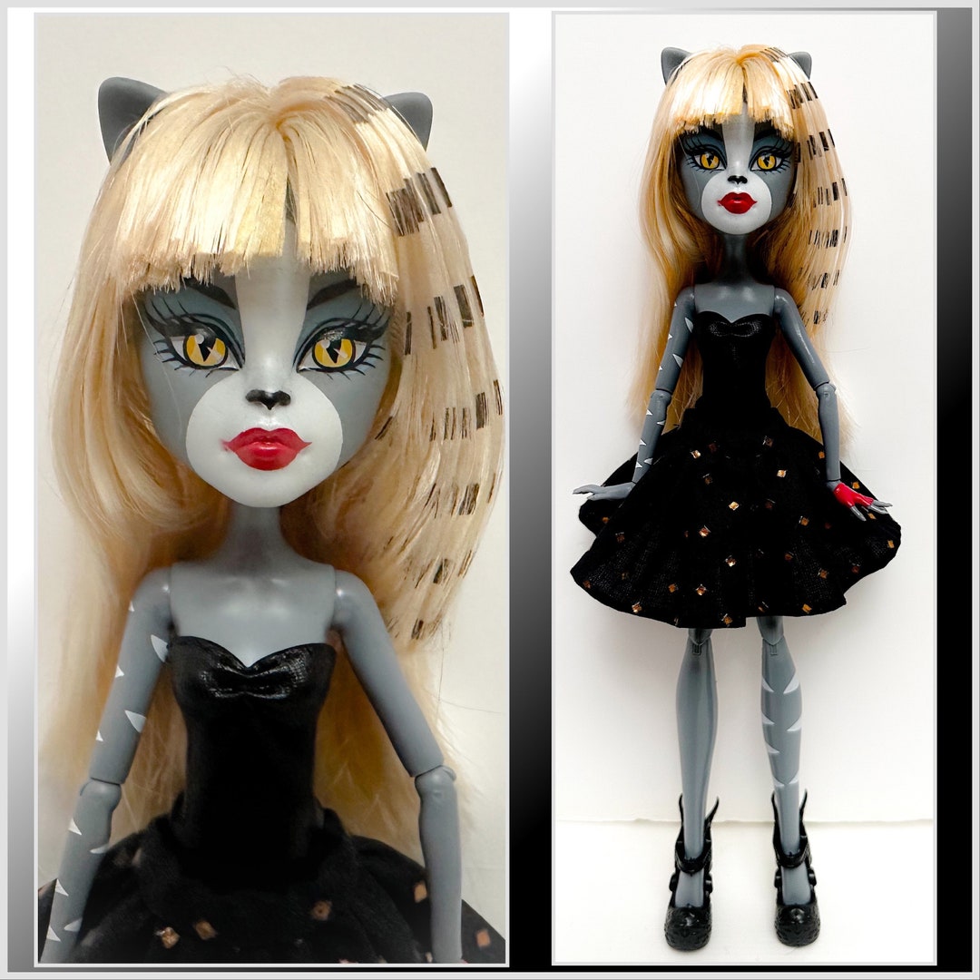 Black Studs Outfit Fits Slim 11 Dolls - Etsy