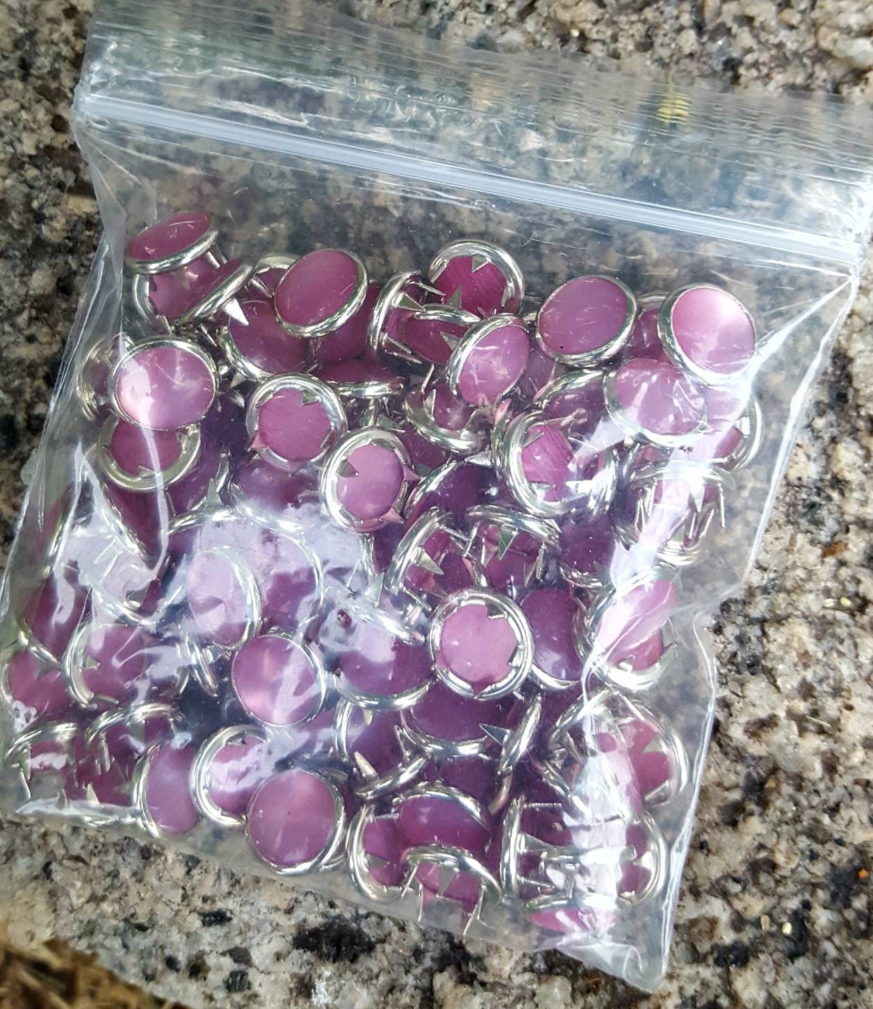 Light Pink Pearl Snaps Pearl Snap Fasteners 12 Mm Pearl | Etsy