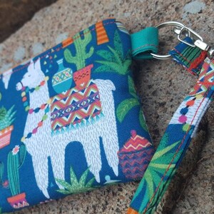 Llama Wristlet, Llama Coin Purse, Coin Purse Wristlet, Llama Coin Purse ...