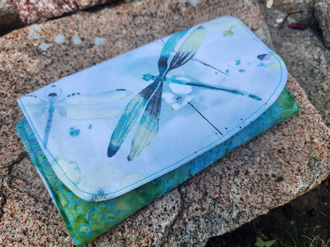 Dragonfly Wallet, Handmade Ladies Billfold, Ladies Wallet, Dragonfly ...