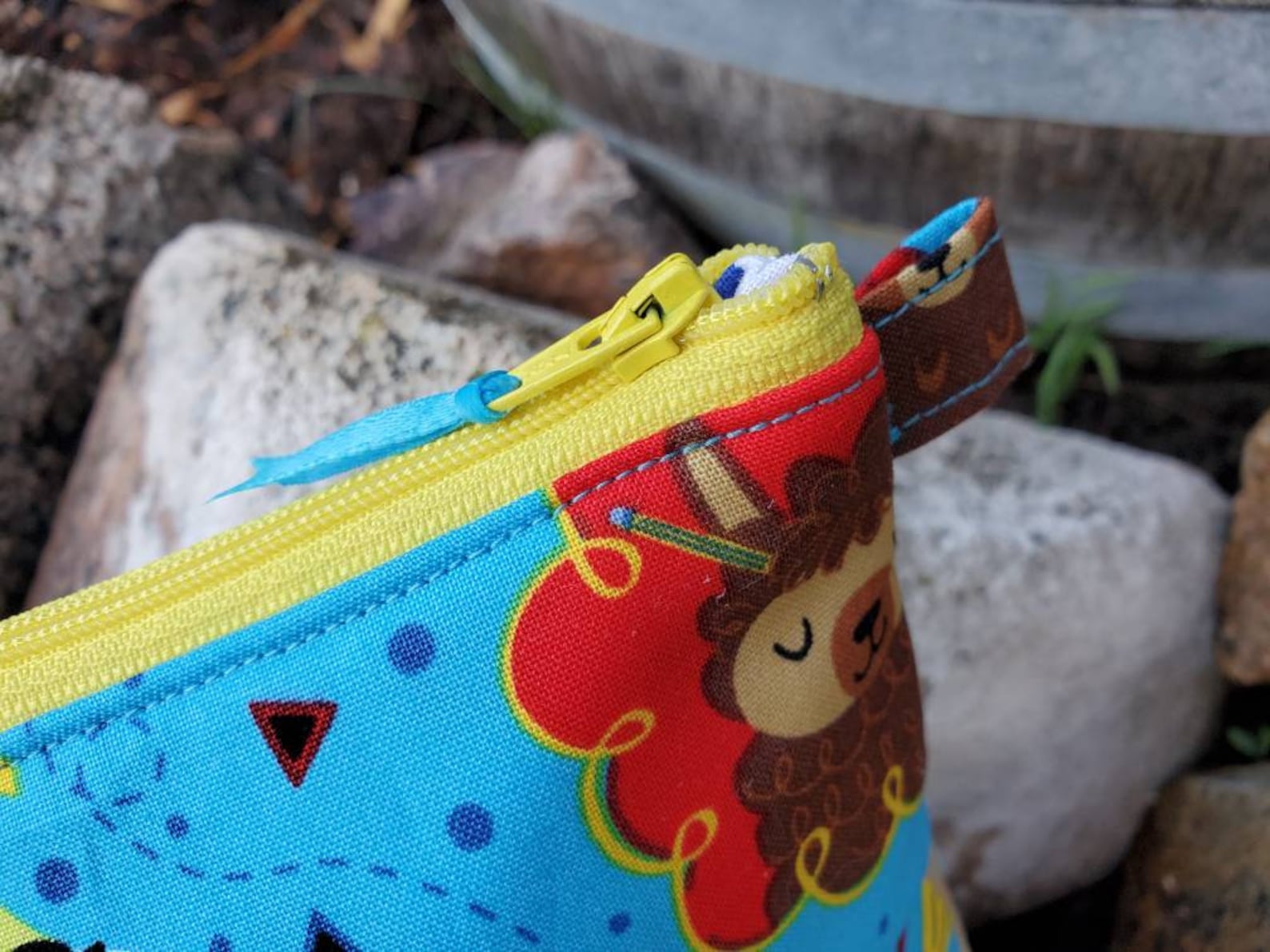 School Themed Pencil Case, Personalized School Supply Bag, Llama Pencil ...