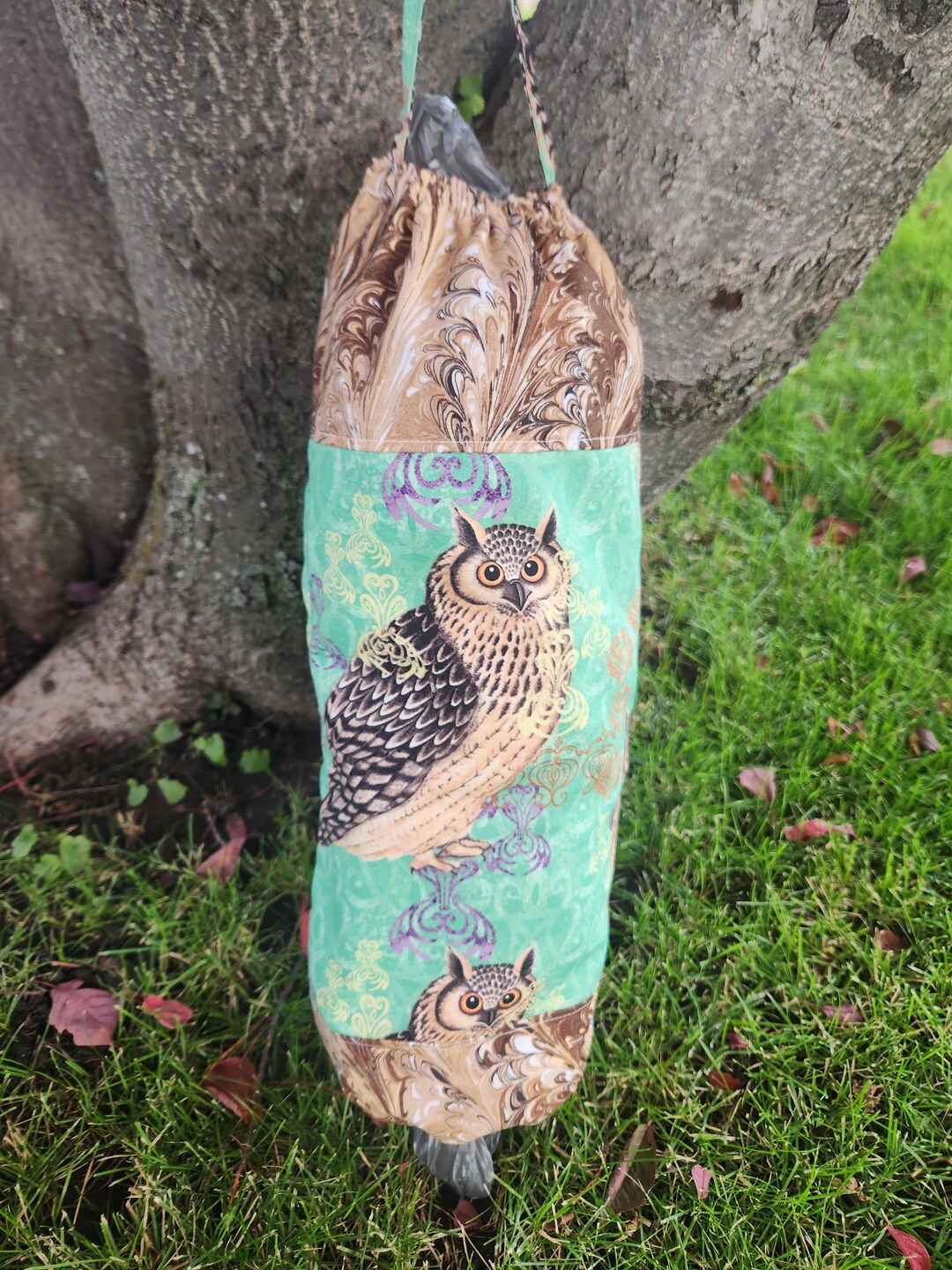 Owl Plastic Bag Holder, Wildlife Grocery Bag Dispenser, Shopping Bag ...