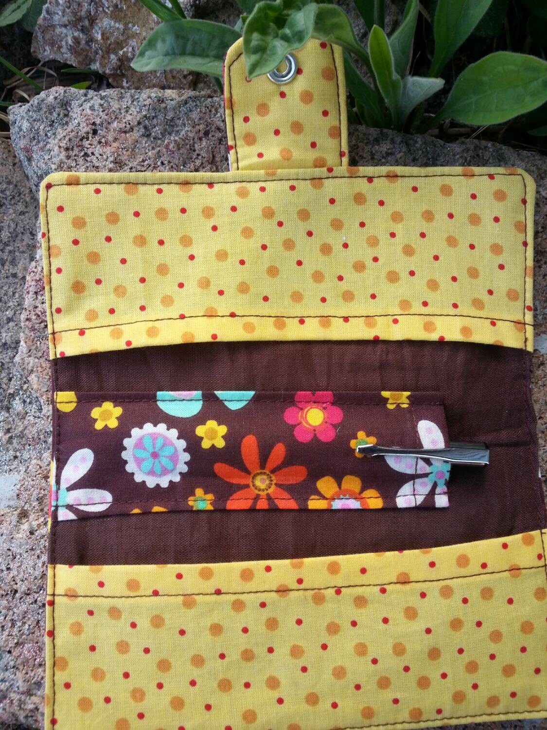 Personalized Floral Checkbook Cover Fabric Checkbook Cover - Etsy