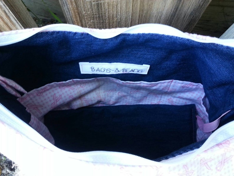 Breast Cancer Purse Pink Ribbon Purse Pink Handbag Purse - Etsy