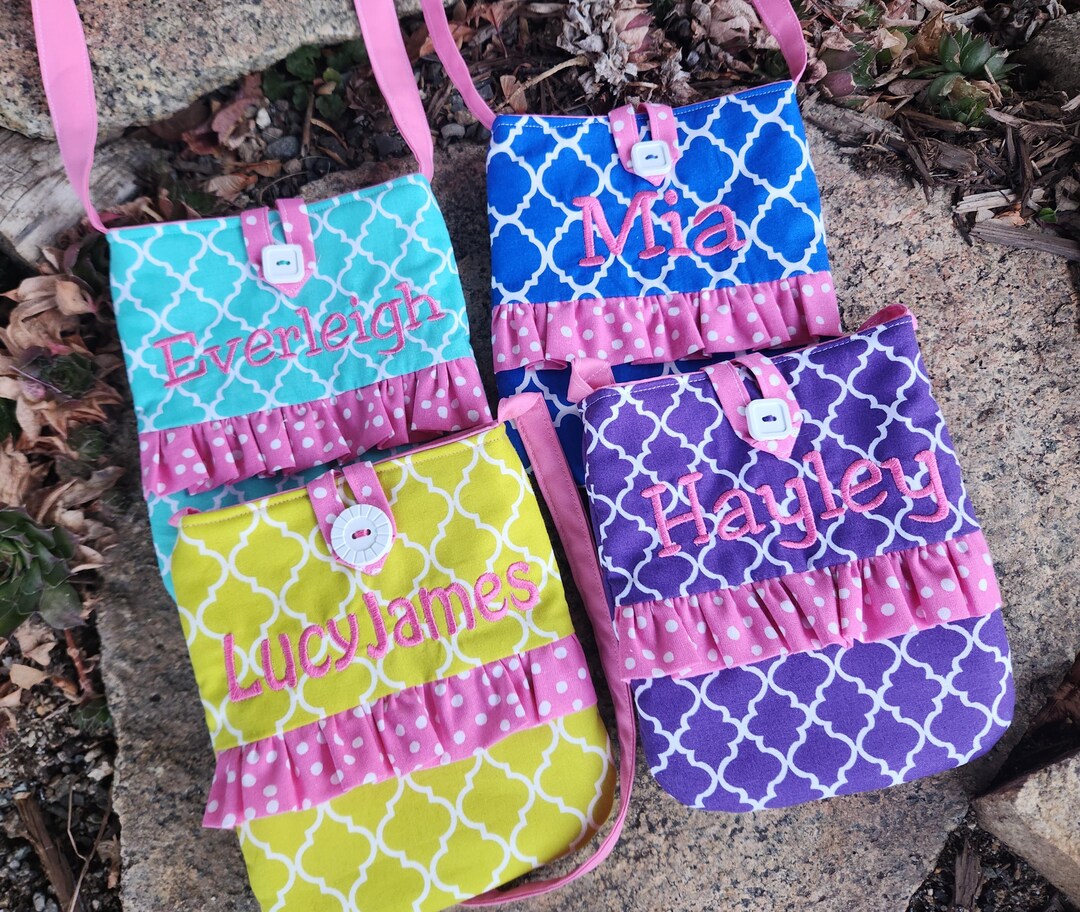 Toddler Purse, Little Girl's Personalized Purse, First Purse, Flower ...