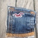 Denim Coin Pockets, 10 Upcycled Smalldenim Pockets, Blue Jean ...