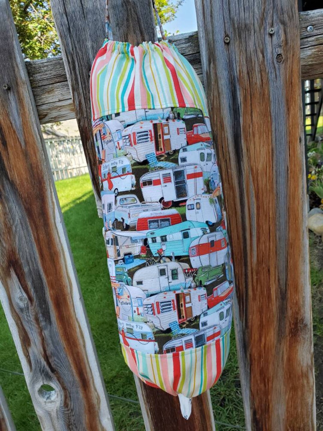 RV Bag Holder, Camping Plastic Bag Holder, Travel Trailer Shopping Bag ...