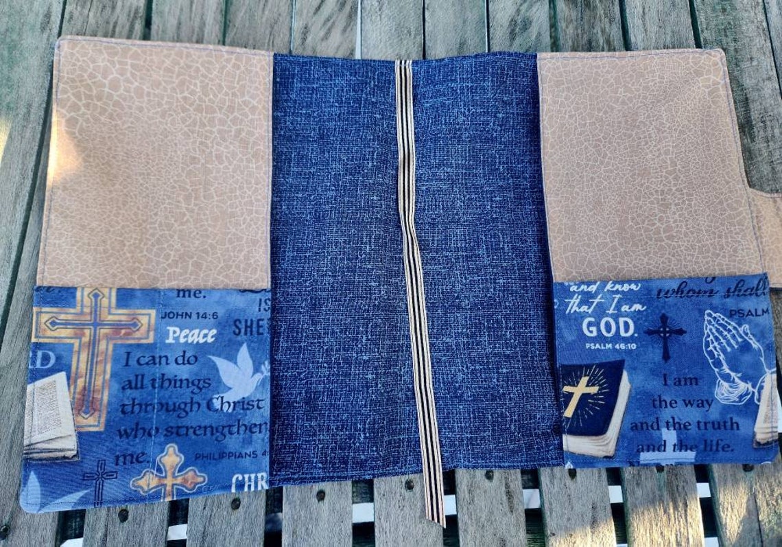Personalized Bible Cover Fabric Bible Case Religious Bible - Etsy