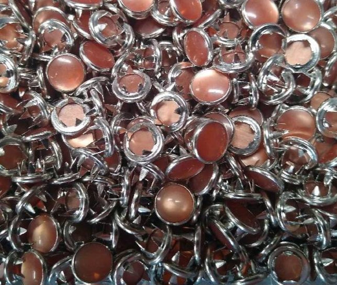 Wholesale Cinnamon Pearl Snaps, Bulk Snaps, Set of 100 Western Snaps ...