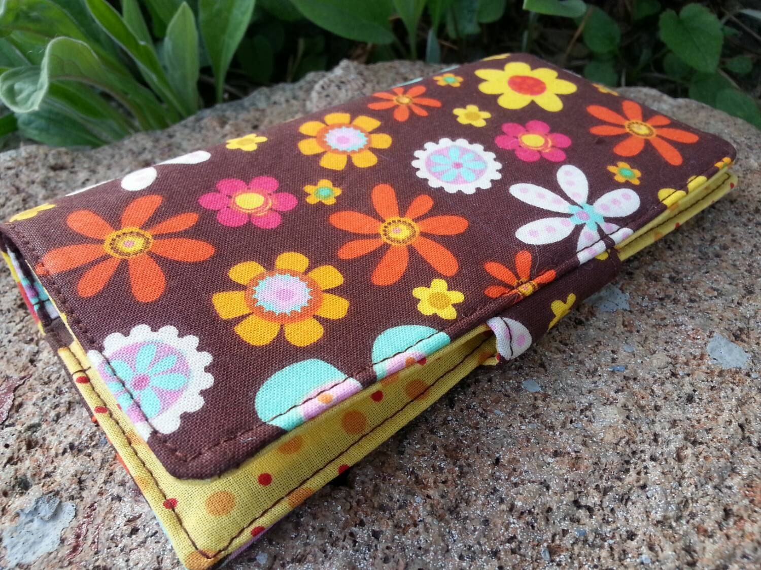 Personalized Floral Checkbook Cover Fabric Checkbook Cover - Etsy