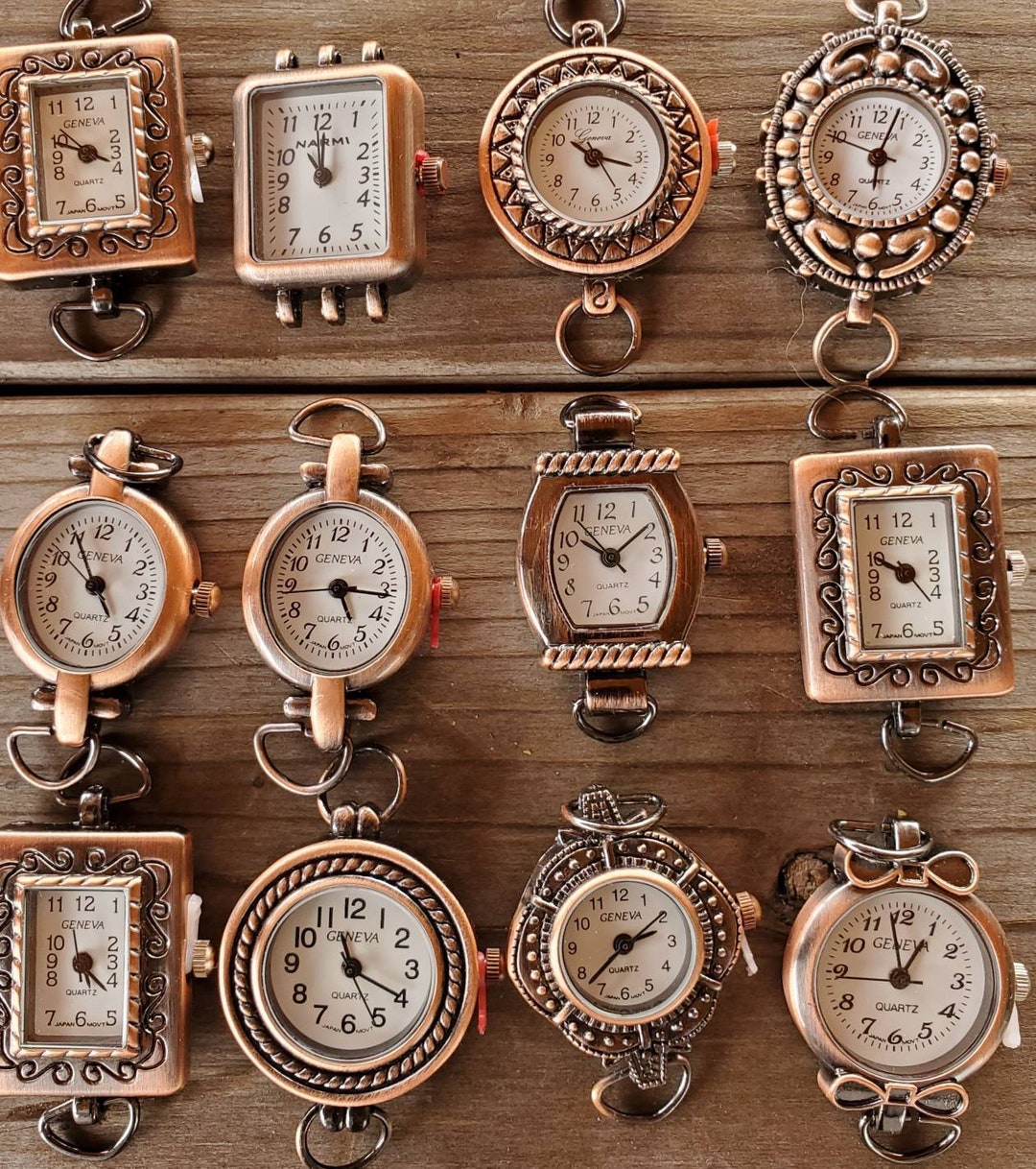 Copper Beading Watch Faces With Rings Copper Watch Face - Etsy