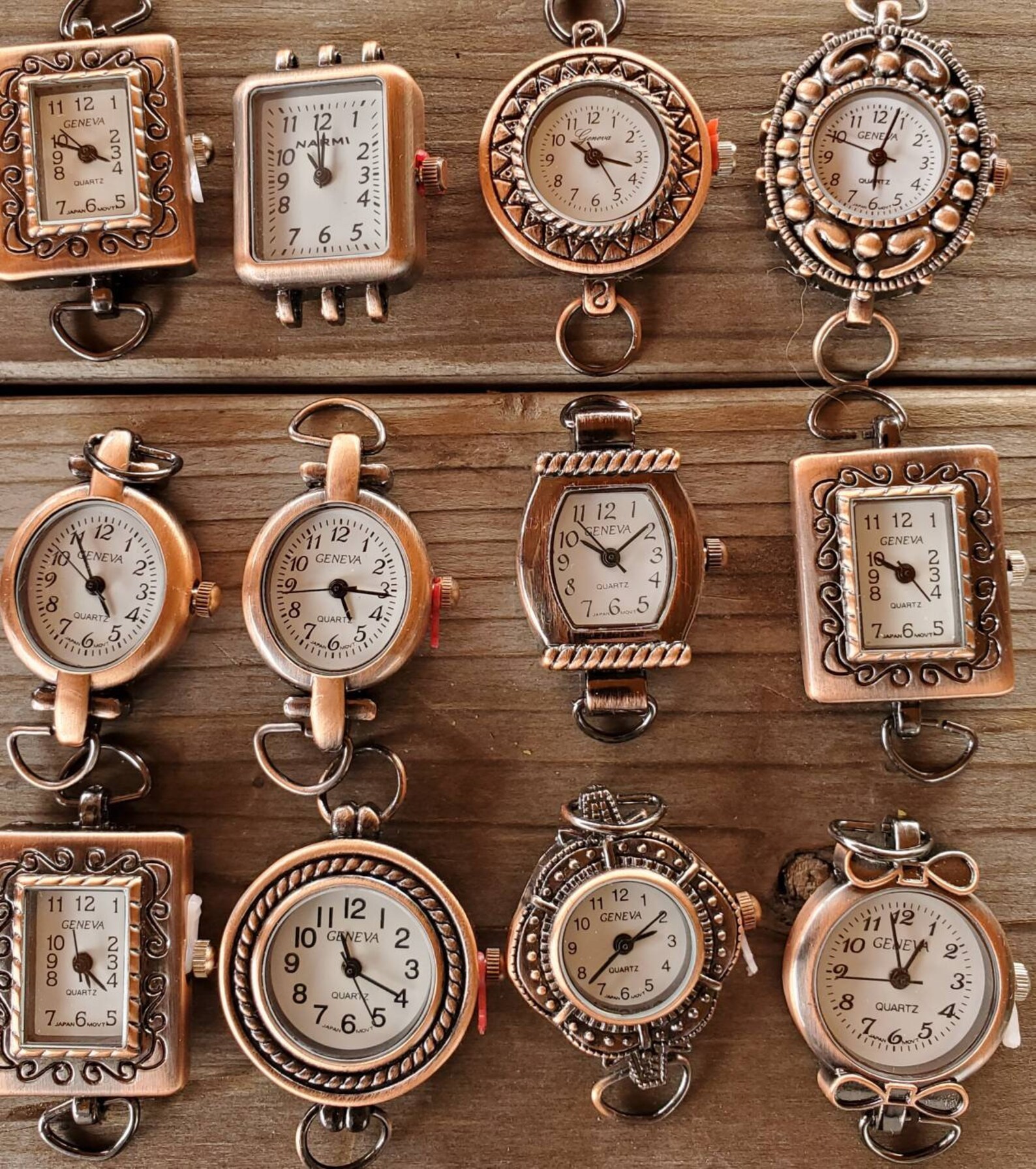 Copper Beading Watch Faces With Rings Copper Watch Face - Etsy