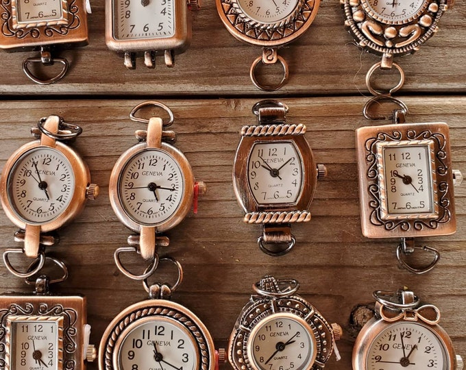 Copper Beading Watch Faces With Rings Copper Watch Face - Etsy