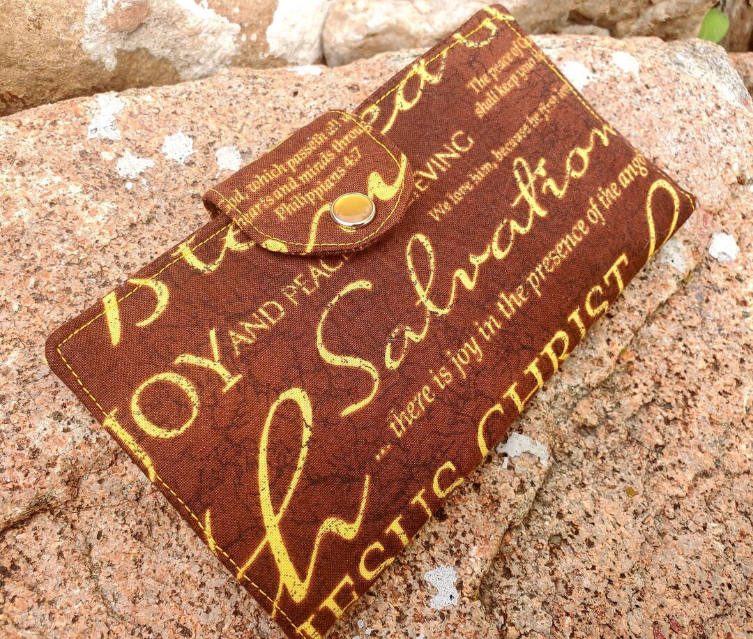 Scripture Checkbook Cover, Religious Coupon Wallet, Christian Checkbook ...