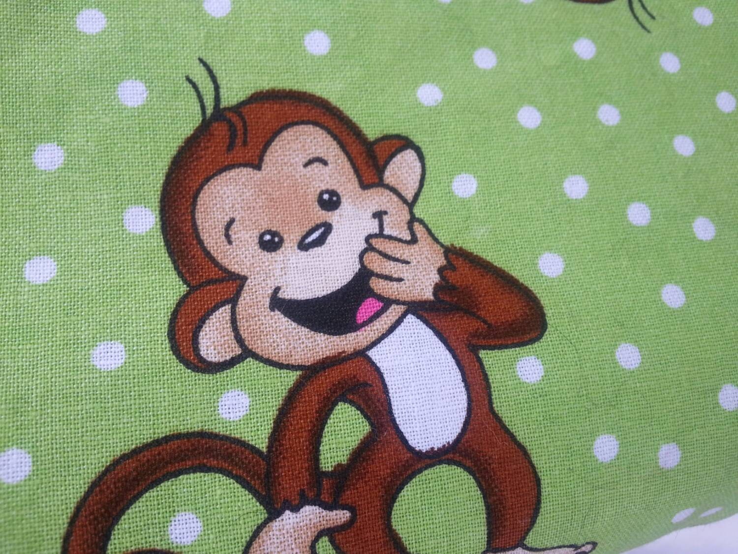 Toddler Monkey Tote Bag, Kids Tote, Toy Bag, Kids Tote Bag, Boys Tote ...