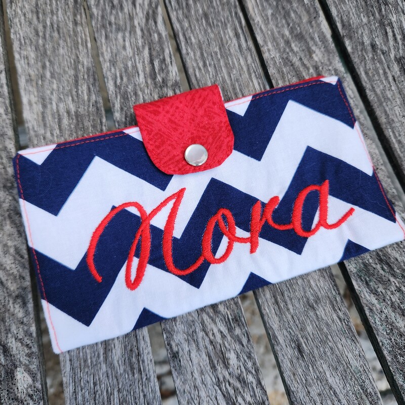 Monogram Chevron Bag - Etsy