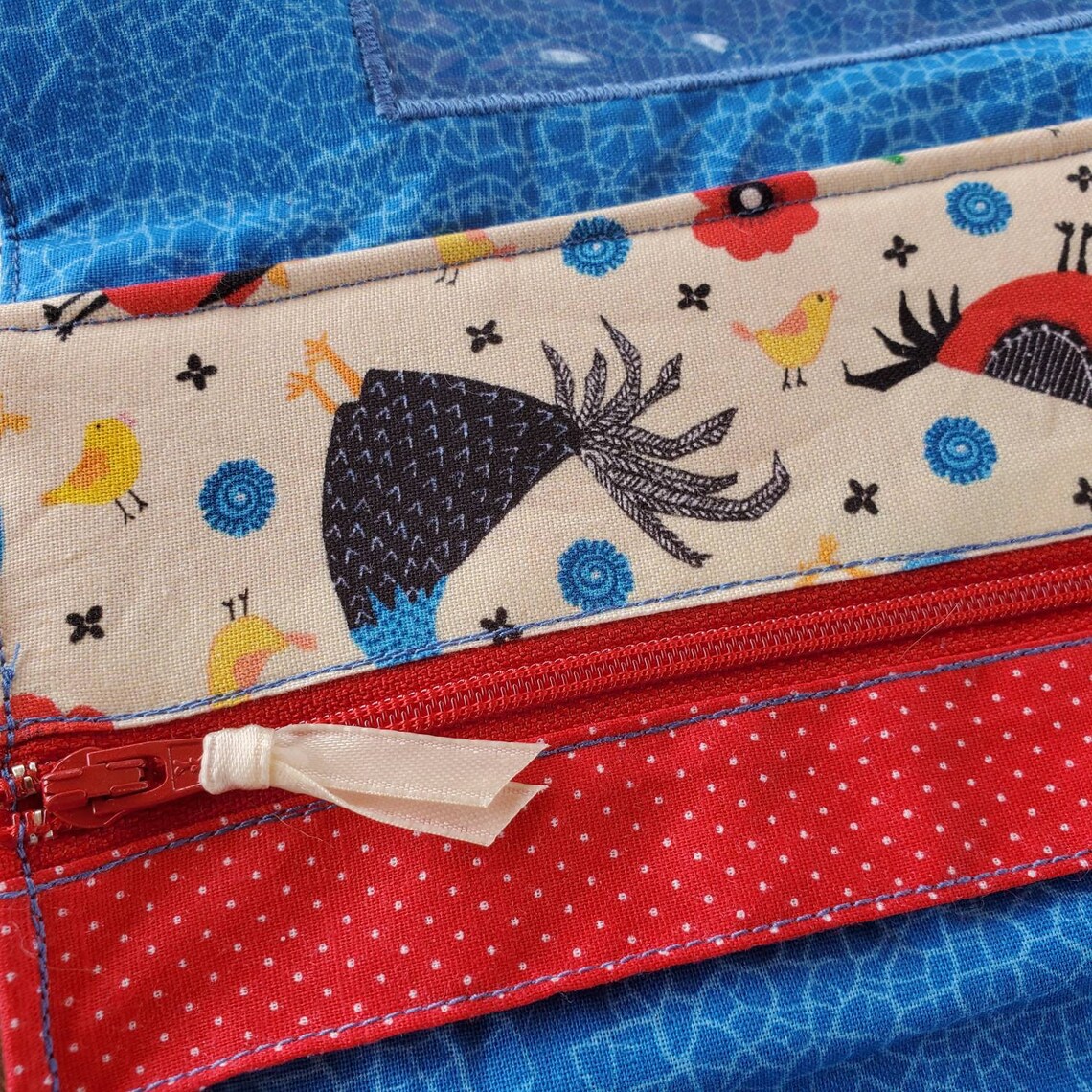Chicken Wallet Chicken Billfold Fabric Wallet Ladies - Etsy Sweden