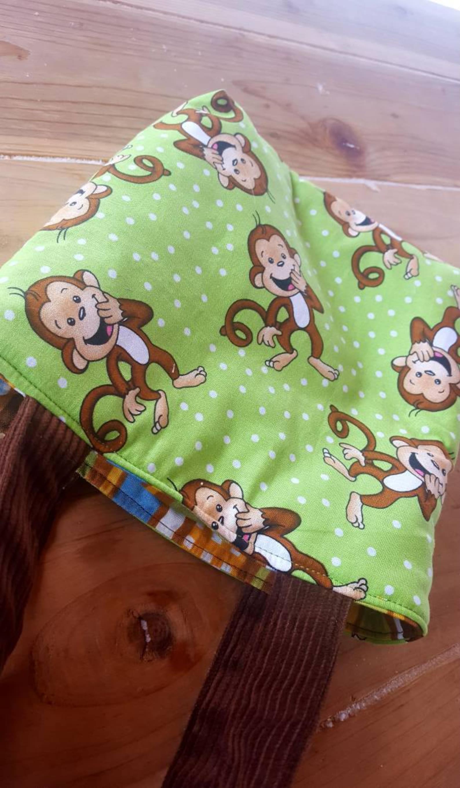 Toddler Monkey Tote Bag, Kids Tote, Toy Bag, Kids Tote Bag, Boys Tote ...