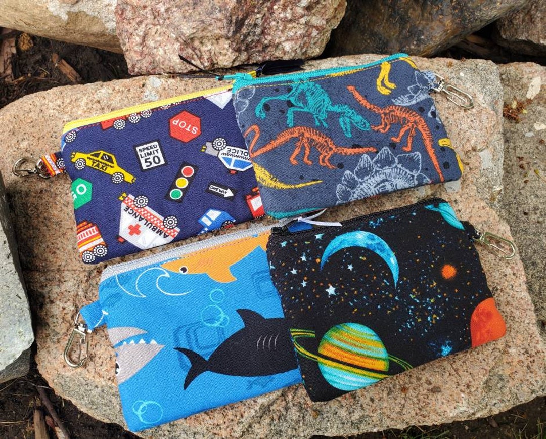 Boy's Change Purse, Lizard Coin Purse, Boy's Wallet, Ear Bud Pouch ...