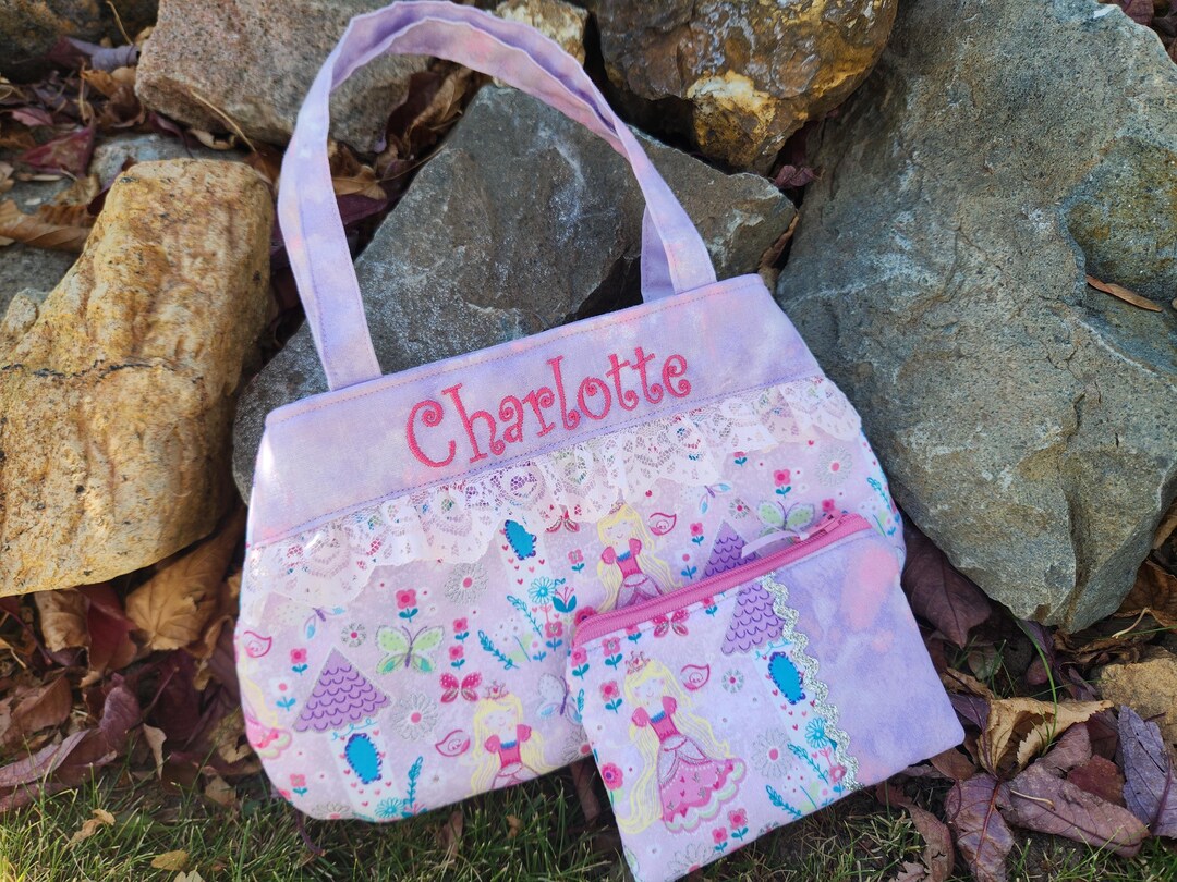 Toddler Princess Purse, Toddler Handmade Purse Preschool Purse, Flower ...