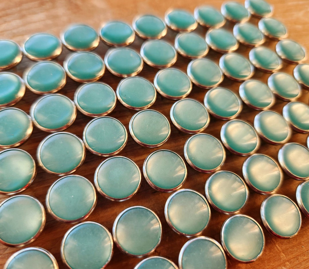 Sea Green Pearl Snaps, Pearl Snap Fasteners, 12 Sets Snap Sets, 11.5 Mm ...