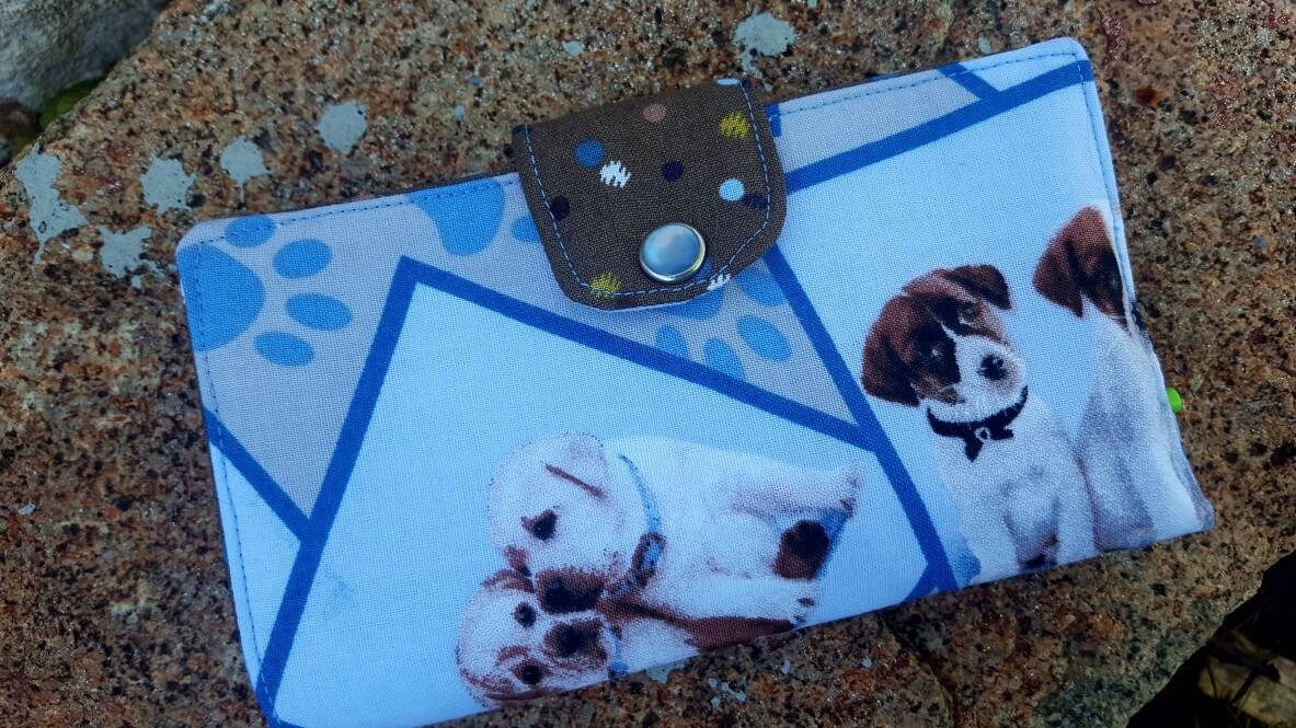 Dog Checkbook Cover Pet Themed Coupon Wallet Vet Gift Dog | Etsy