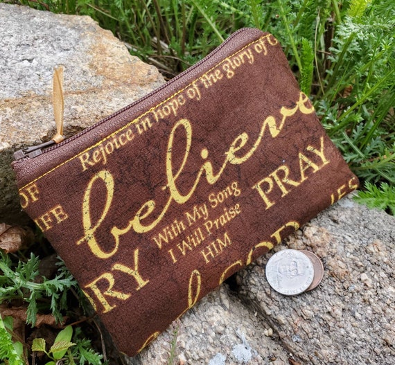 Religious Coin Purse Change Purse Ear Bud Pouch religious | Etsy