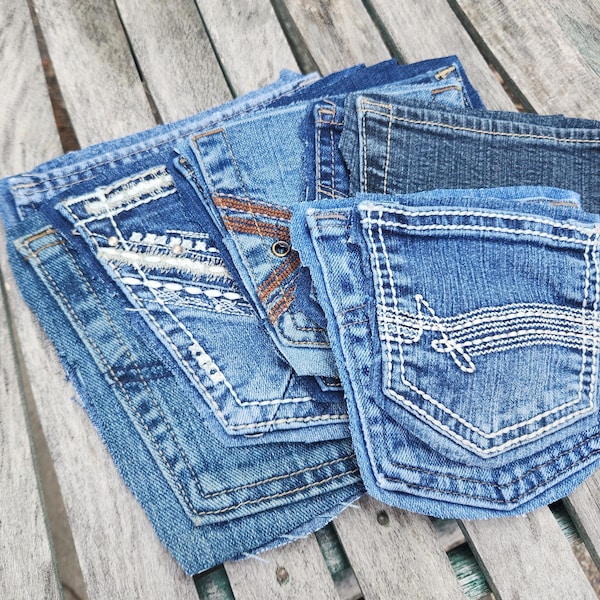 Denim Pockets - Etsy