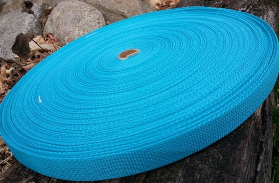 Turquoise Polypro One-inch Webbing 5 Yards Webbing for Belts - Etsy