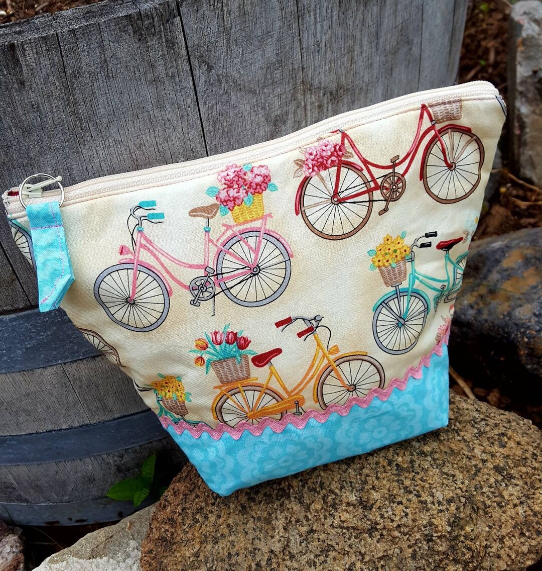Bicycle Cosmetic Bag, Travel Bag, Bike Makeup Bag, Vendor Cash Bag ...