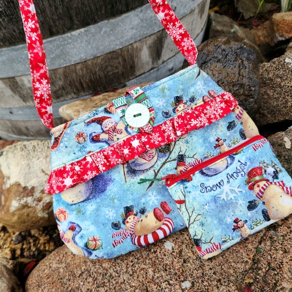 Snowman Purse - Etsy