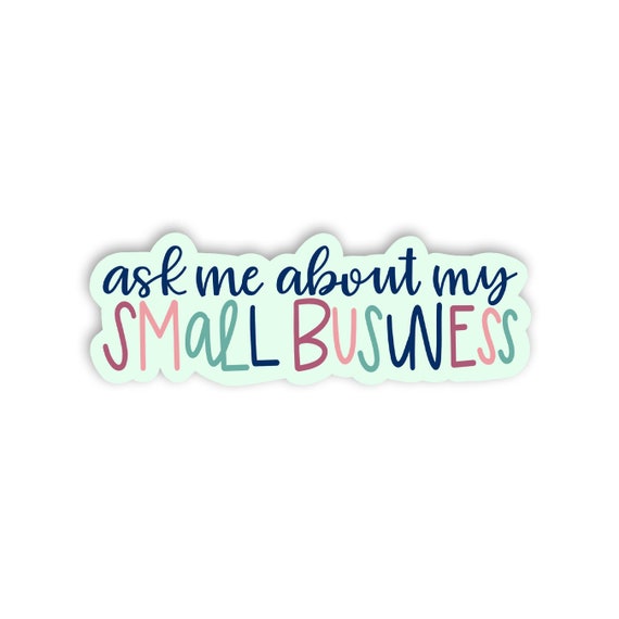 Ask Me About Me Businesses Sticker - Cute Water Bottle Sticker - Cute ...