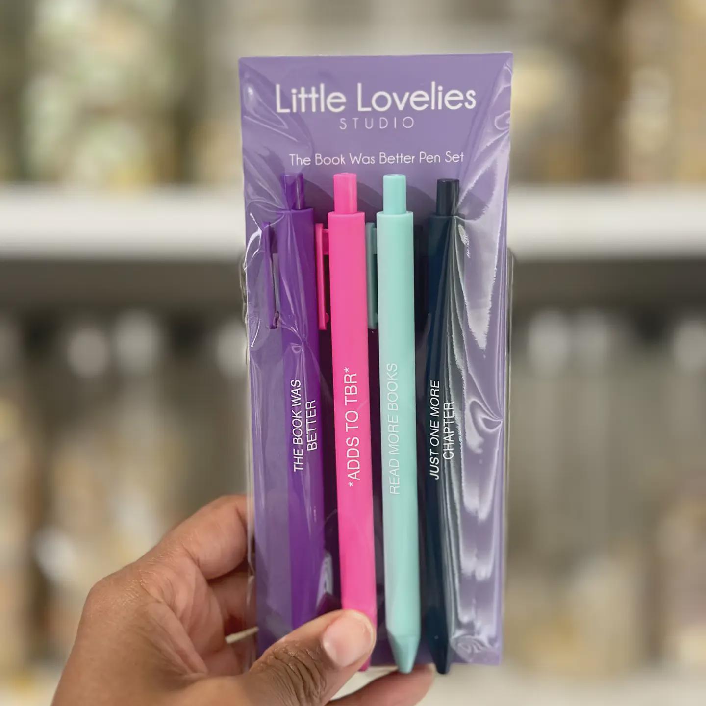 PRESALE Book Lover Pen Set • the Book Was Better • Bookish Gift Pens - Etsy