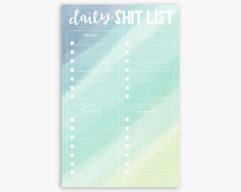 Funny to Do List - Etsy