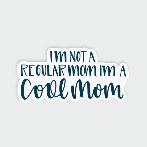 Mom Water Bottle Sticker - Funny Mom Sticker - Cute Mom Sticker ...